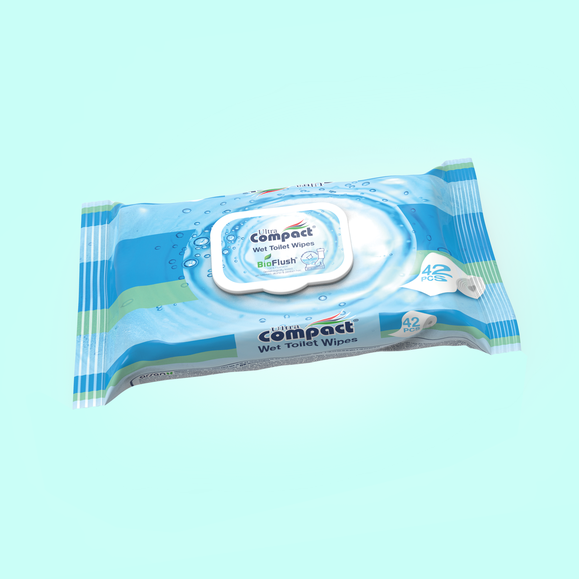 Flushable Toilet Wipes – Ultra Compact